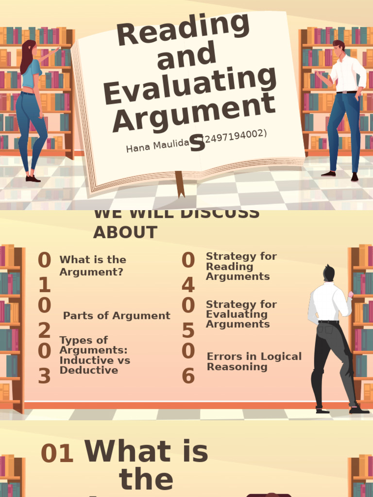 Understanding and Evaluating Arguments | PDF | Argument | Deductive ...