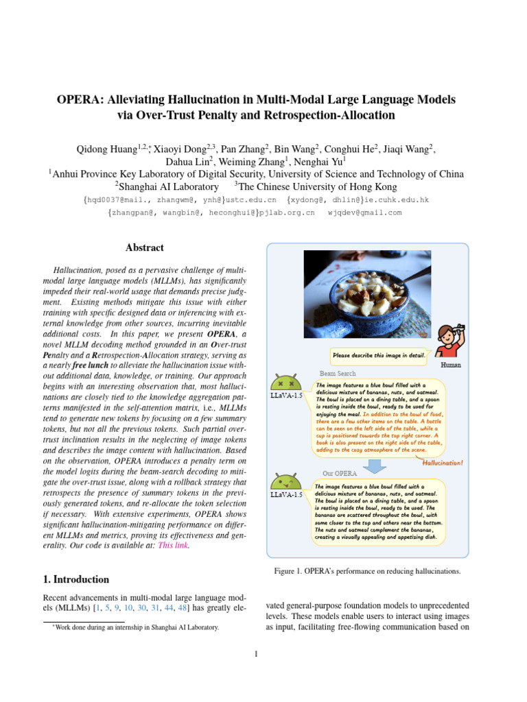 OPERA-Alleviating Hallucination in Multi-Modal Large Language Models ...