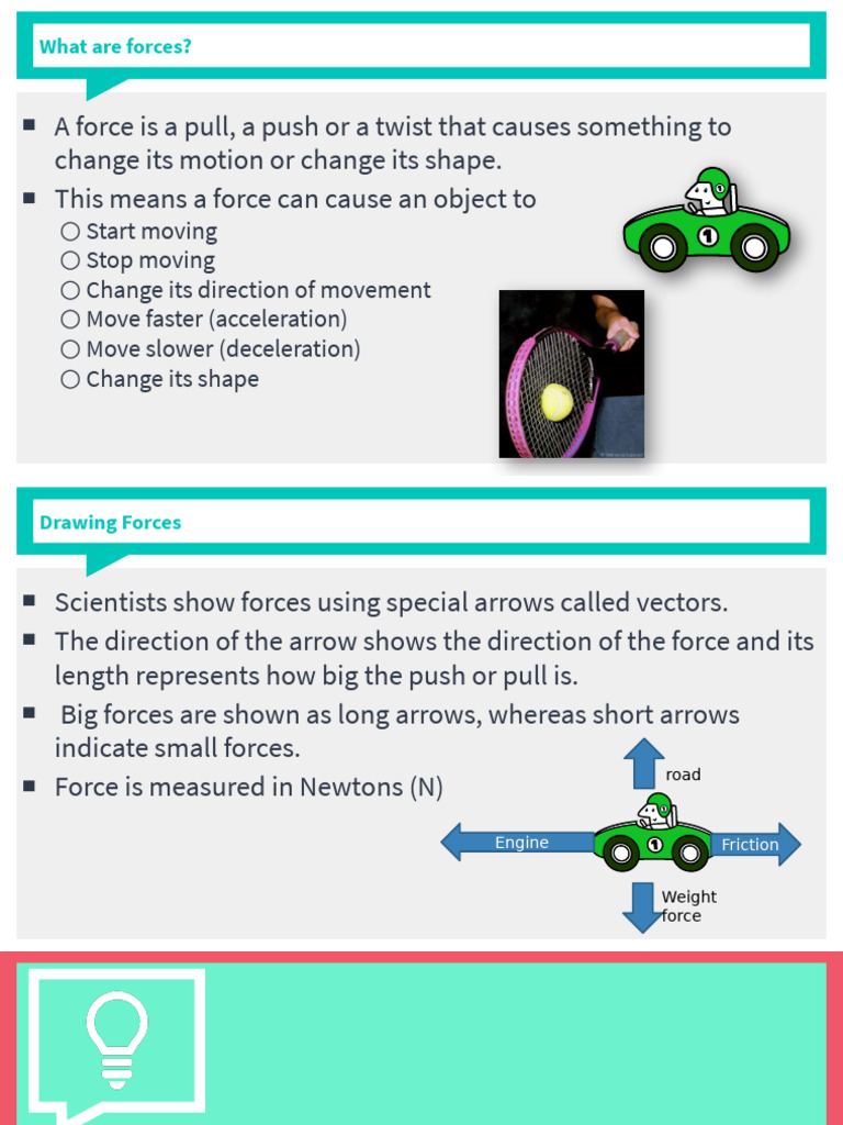 Intro To Forces | PDF