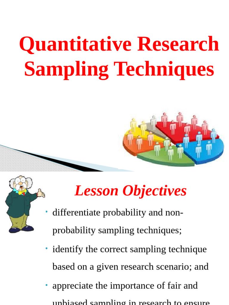 PR2 Quantitative Sampling Techniques | PDF | Sampling (Statistics) | Stratified Sampling