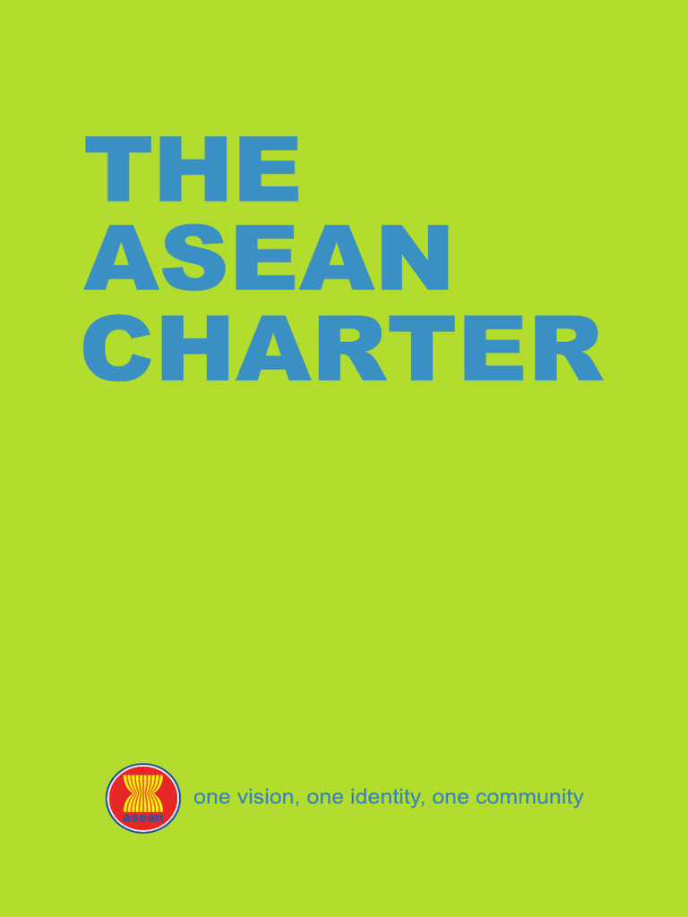 The ASEAN Charter 30th Reprint September 2024 Font Is Not | PDF ...
