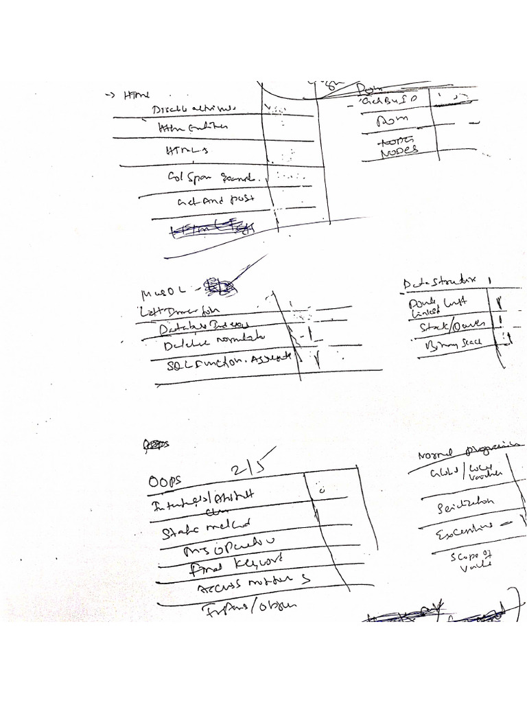 Interview Screening Sheet | PDF