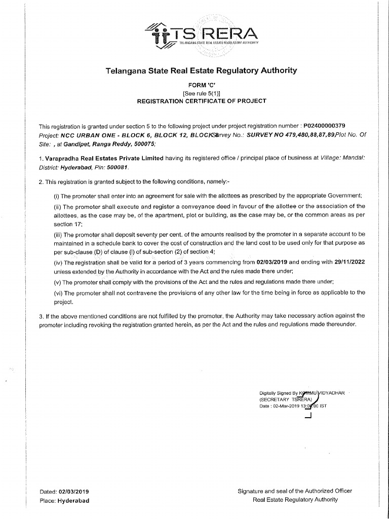 RERA | PDF