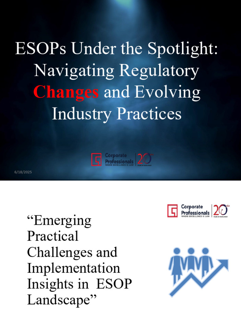 ESOP Challenges: Market Impact & Compliance | PDF | Securities (Finance ...