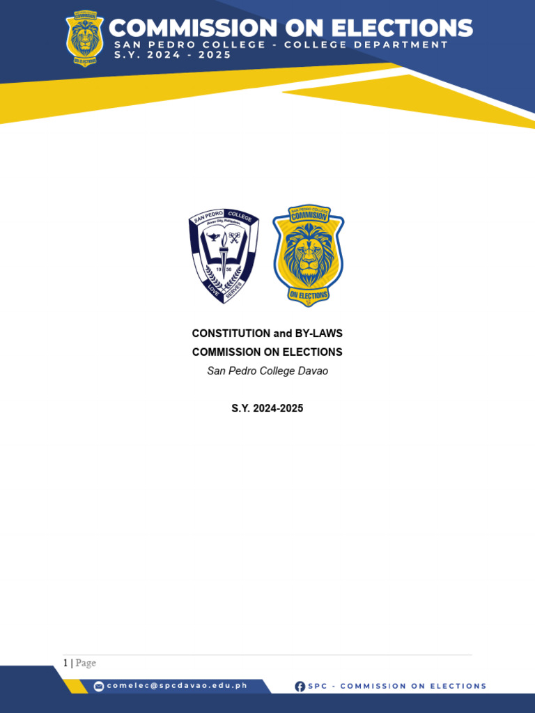 RATIFIED COMMISSION-ON-ELECTION-CBL 2024-2025.docx | PDF | Commission ...