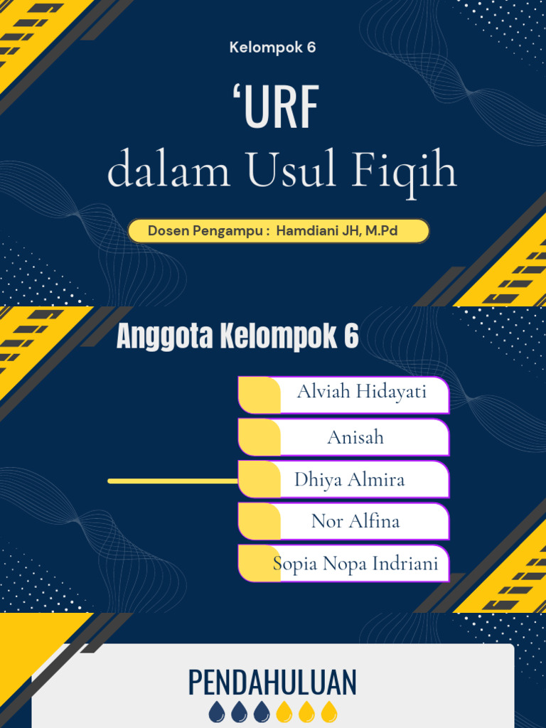 Peran 'Urf dalam Usul Fiqih Islam | PDF