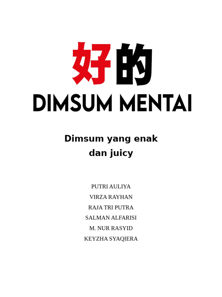Iklan Haode Dimsum Mentai Kreatif | PDF