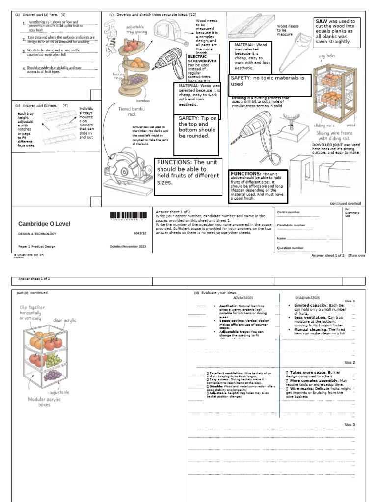 SAFETY: No Toxic Materials Is Used: FUNCTIONS: The Unit Should Be Able ...
