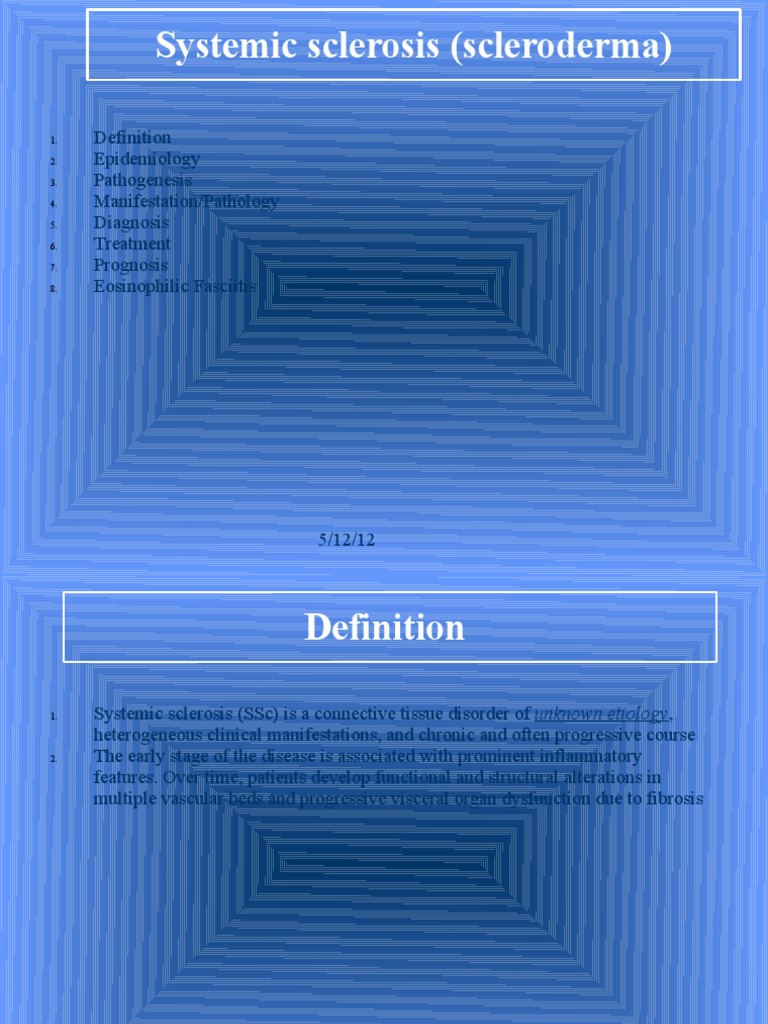 A Comprehensive Review of Systemic Sclerosis (Scleroderma): Definition ...