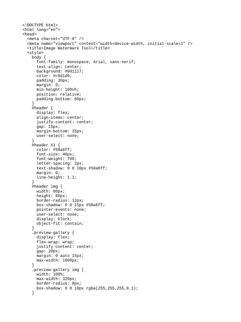 Water Mark Landing Page | PDF