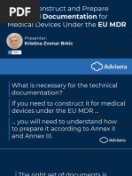 MDR Technical Documentation Checklist | PDF | Packaging And Labeling ...