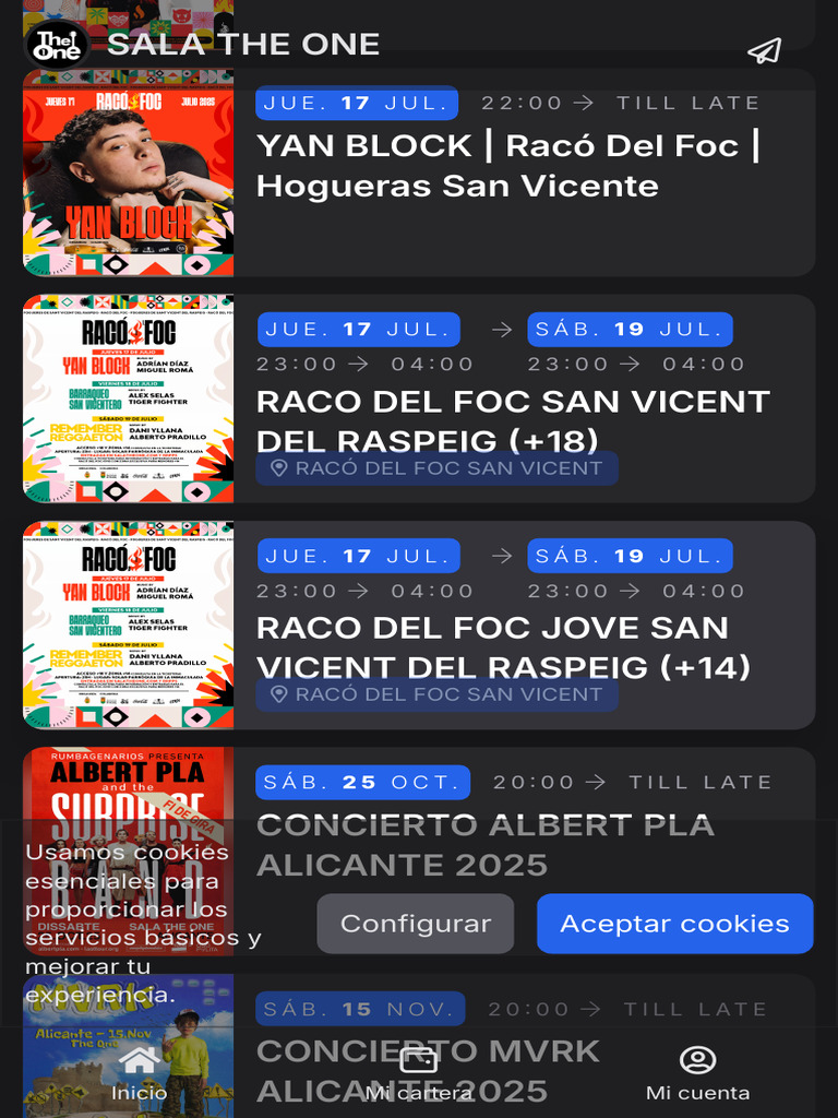 Sala The One Entradas Aquí! ? Fourvenues | PDF