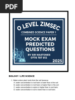 ZIMSEC English Paper 2 June 2025 | PDF | Tiger