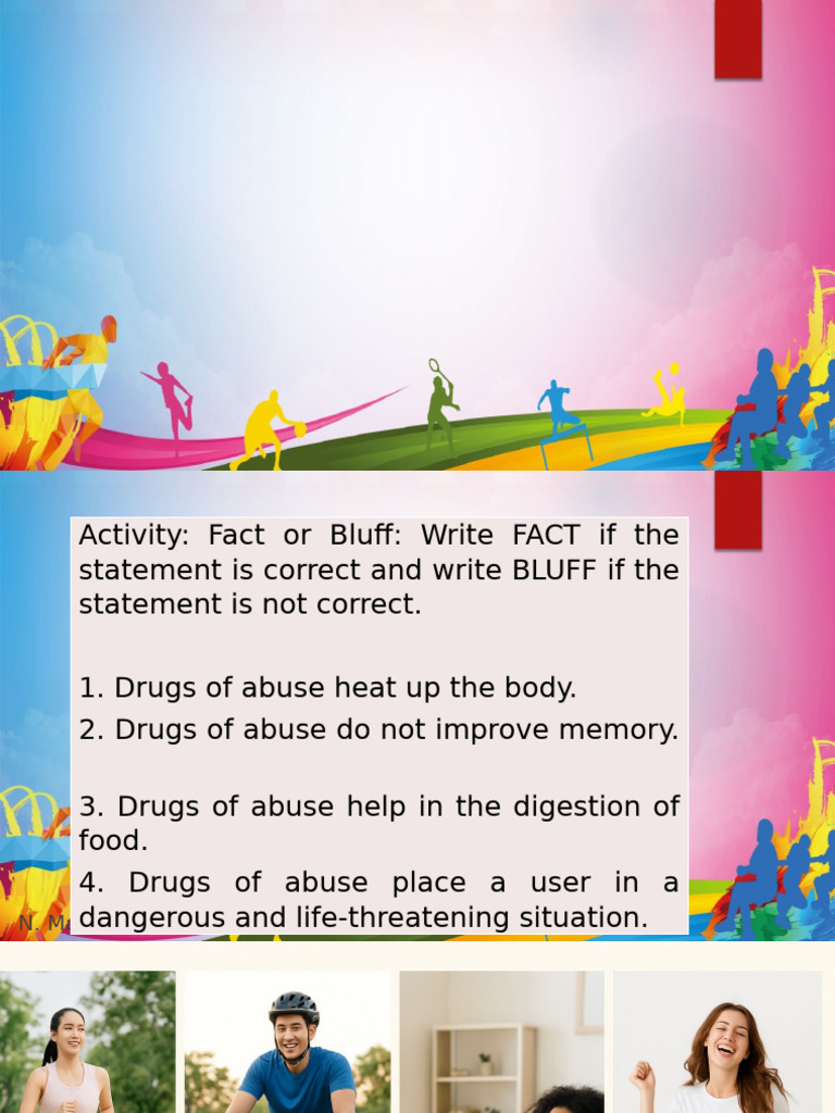 Fact or Bluff: Drug Abuse & Activity Guide | PDF