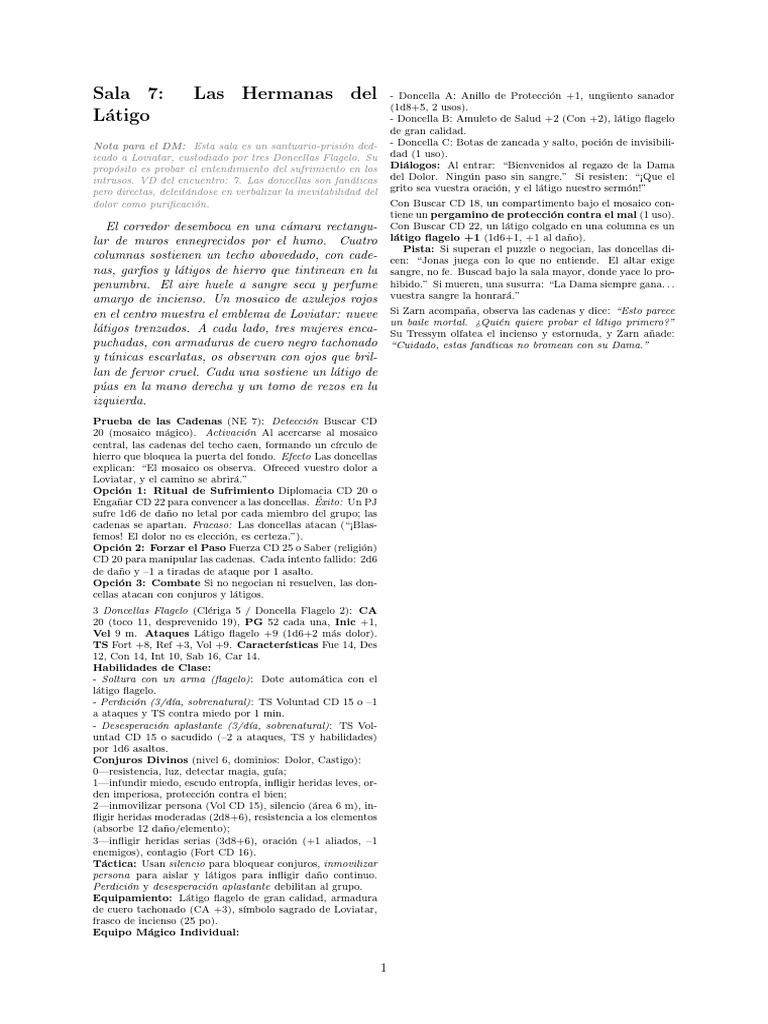 Sacerdotisas de Loviatar | PDF