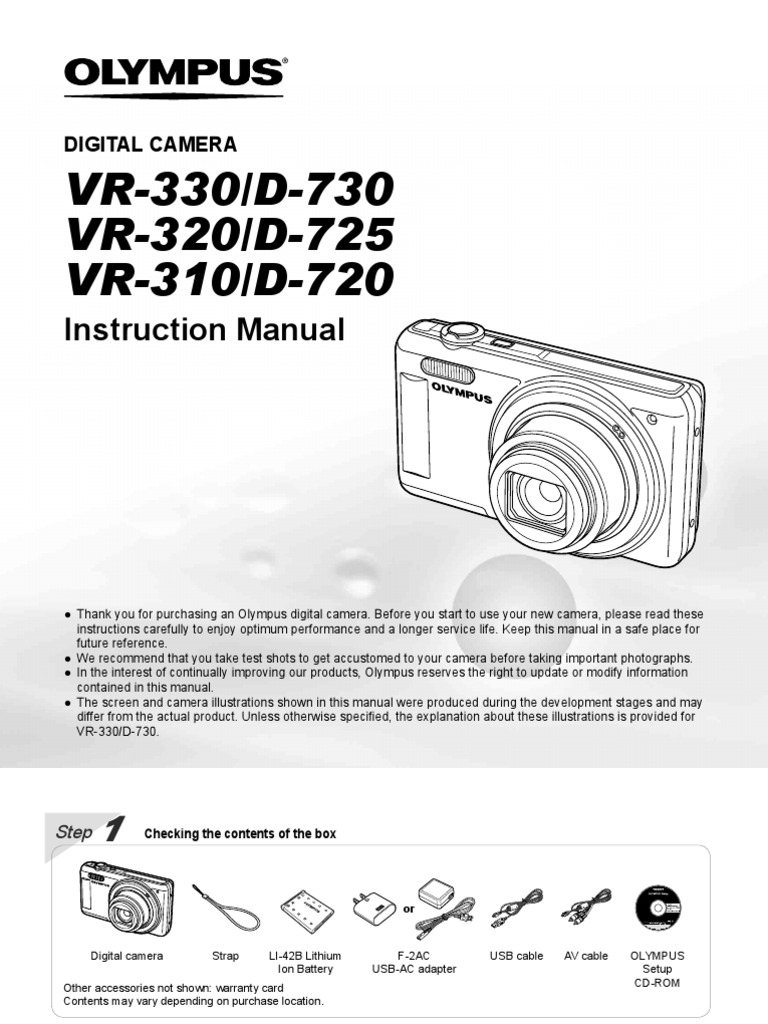 VR-330/D-730 VR-330/D-730 VR-320/D-725 VR-320/D-725 VR-310/D-720 VR-310/D-720 | PDF | Film Speed ...