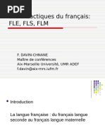 Définition de FLE, FLS et FLSCO | PDF | Langue française