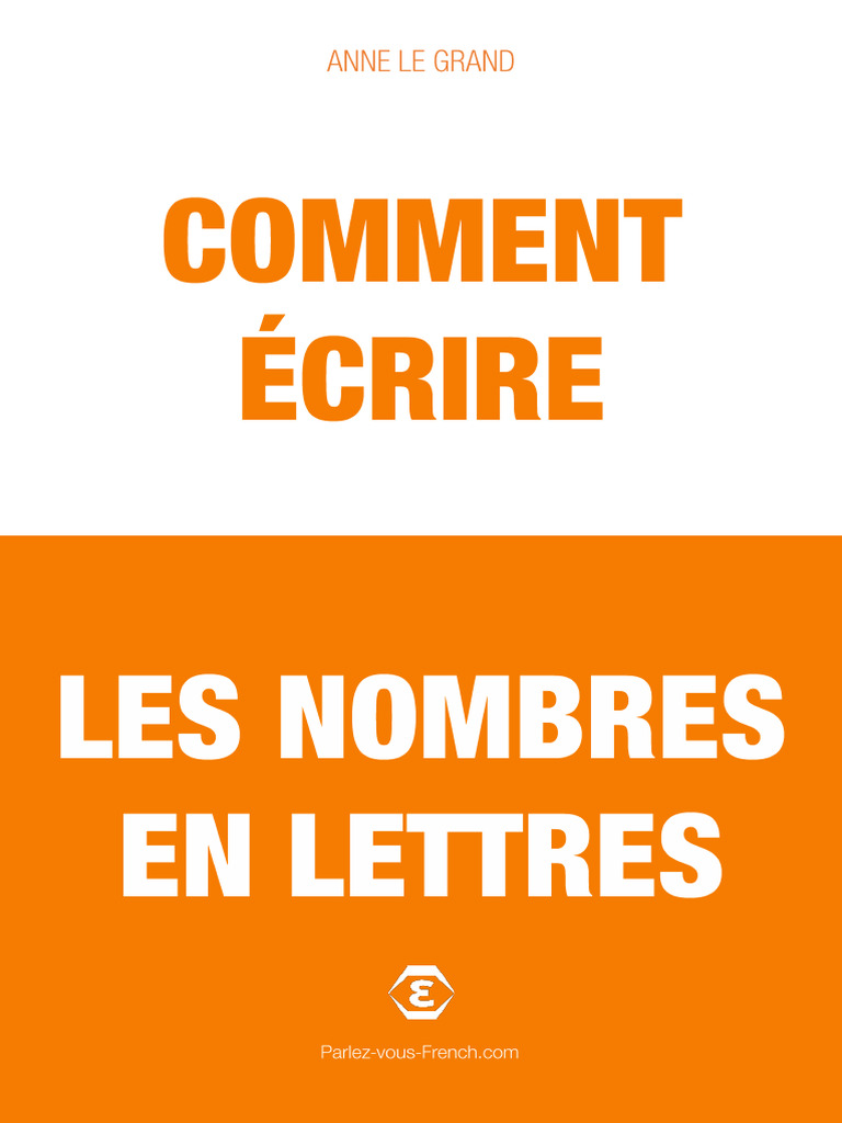 Écrire les Nombres en Lettres en Français | PDF