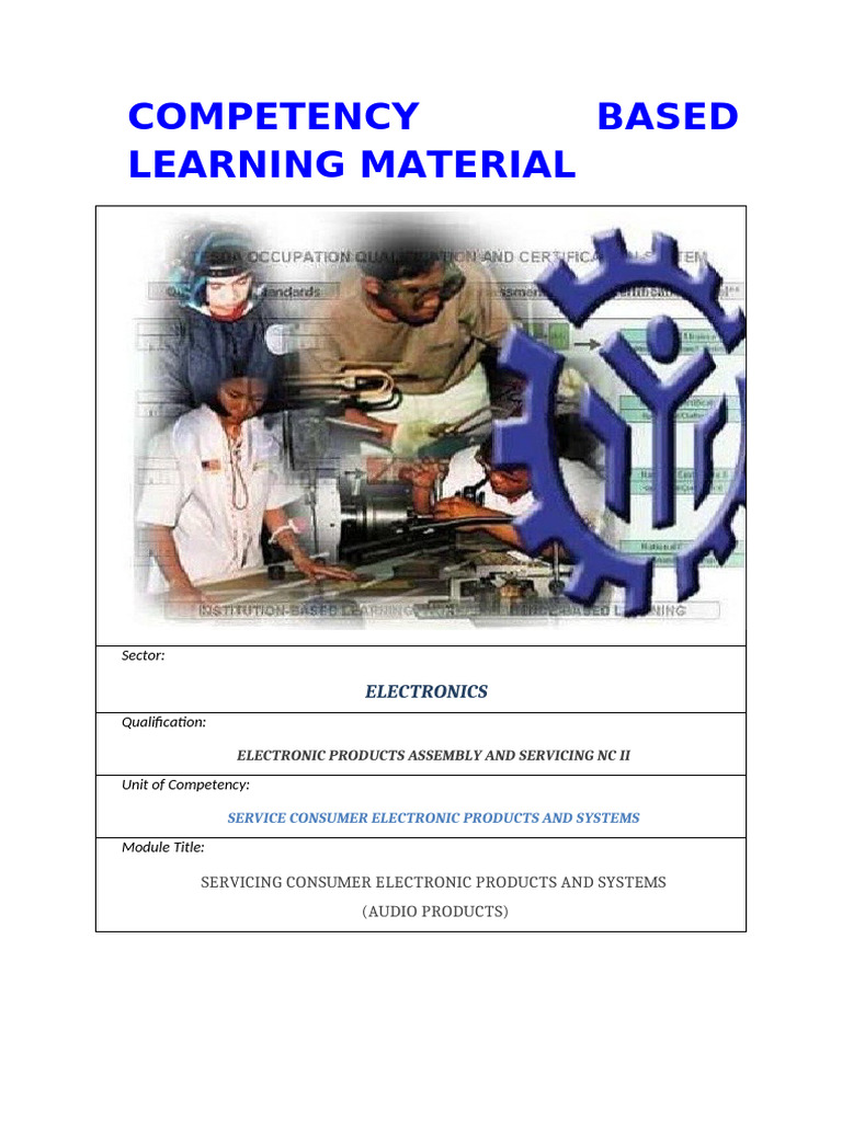 Audio Products Servicing Module NC II | PDF | Electric Current ...