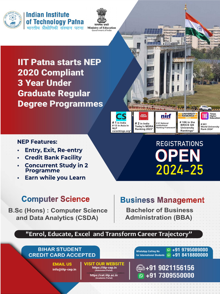 Bba & Bsc-Csda Brochure 2024-25 | PDF