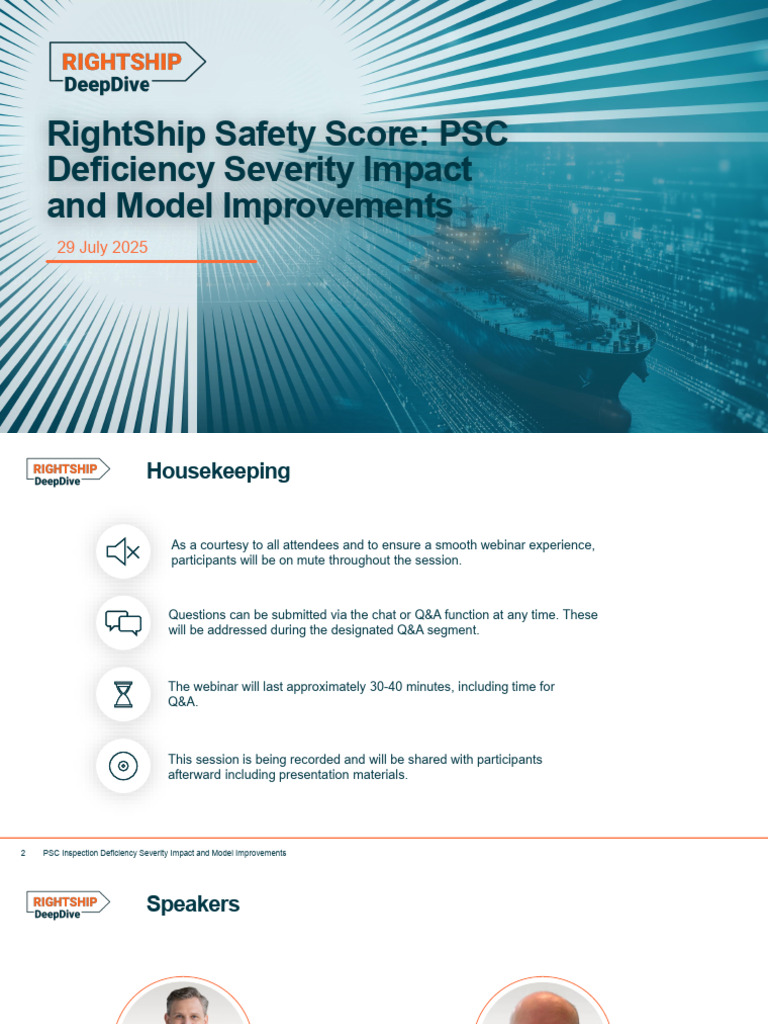 RightShip Safety Score - PSC Severity Impact and Model Improvements ...