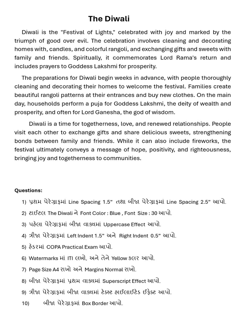 The Diwali | PDF
