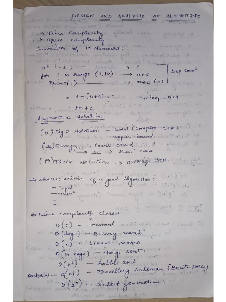 DAA Notes | PDF
