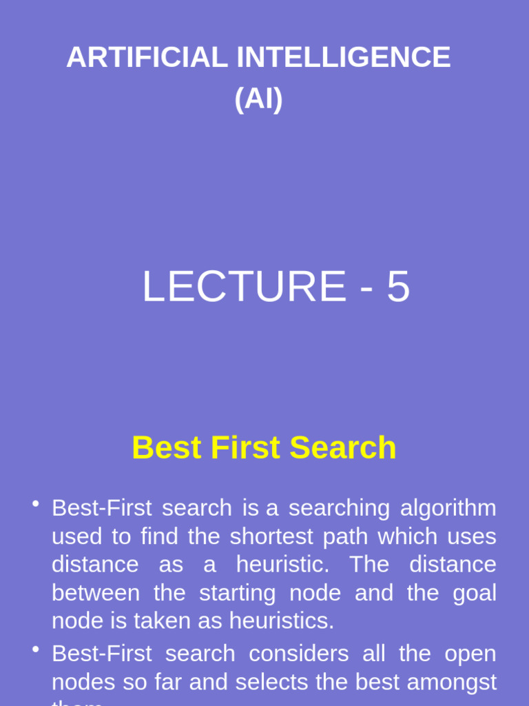 Best-First Search Algorithm Explained | PDF