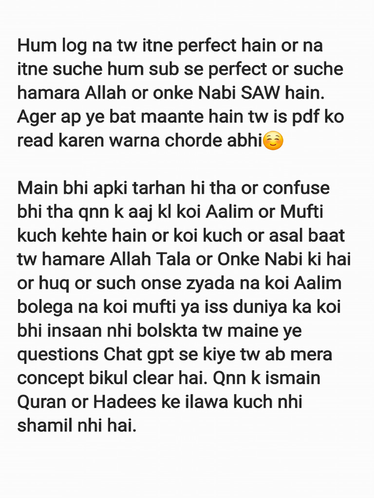 QnA About Deen e Islam | PDF