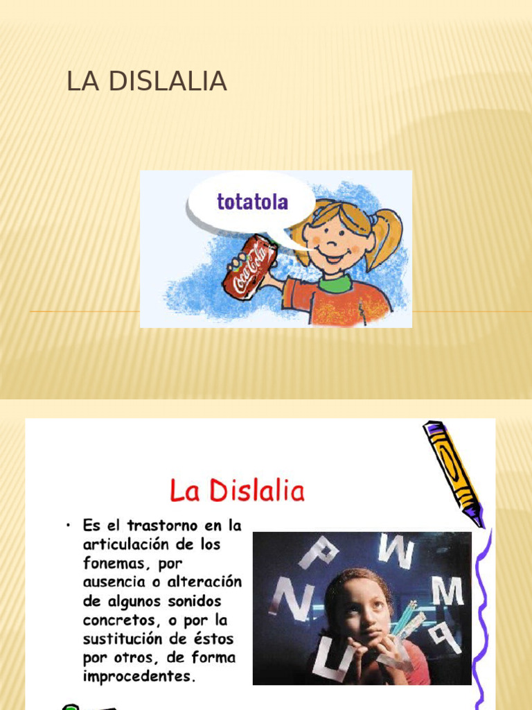 La Dislalia | PDF