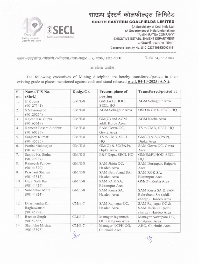 Ee 666 DTD 04102025 | PDF