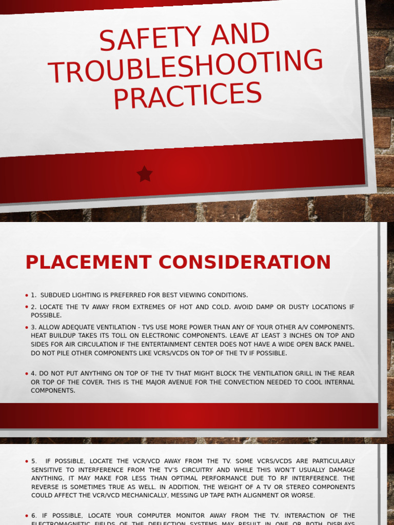 TV Safety and Troubleshooting Guide | PDF | Power Supply | Television