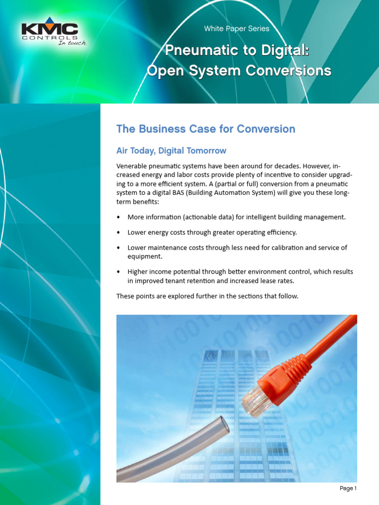 Pneumatics Digital Conversion White Paper | PDF | Thermostat ...