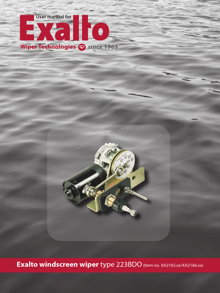 Exalto 223BDO Manual | PDF | Nut (Hardware) | Fuse (Electrical)