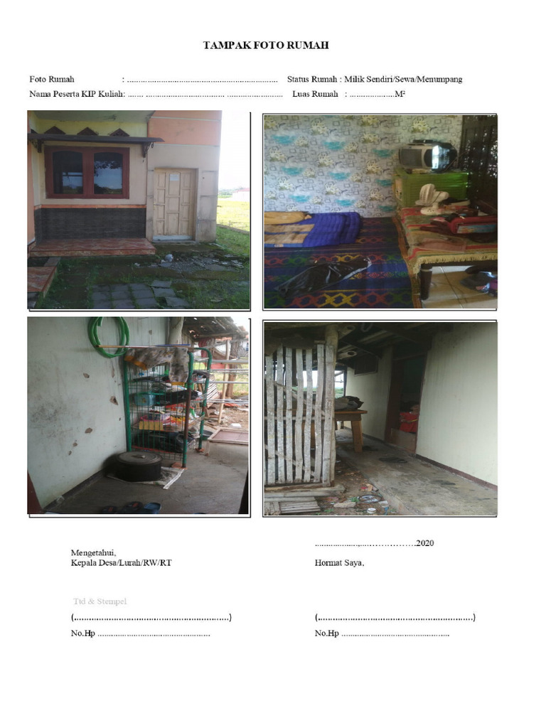 Format Rumah Etu | PDF