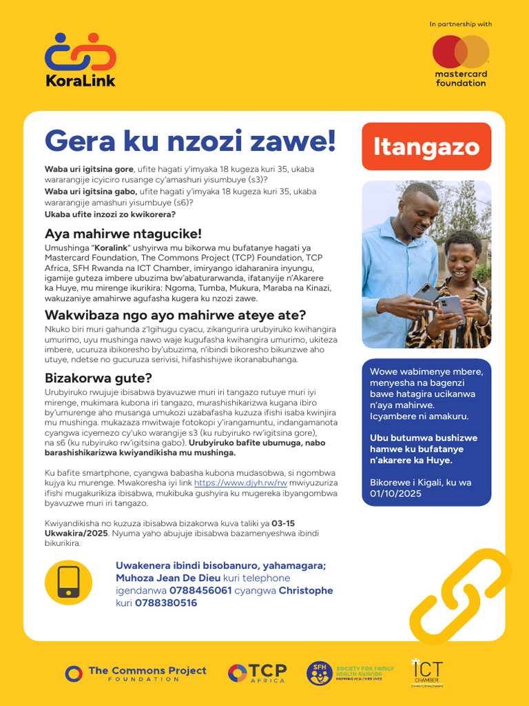 Amahirwe yo Kwihangira Umurimo mu Huye | PDF