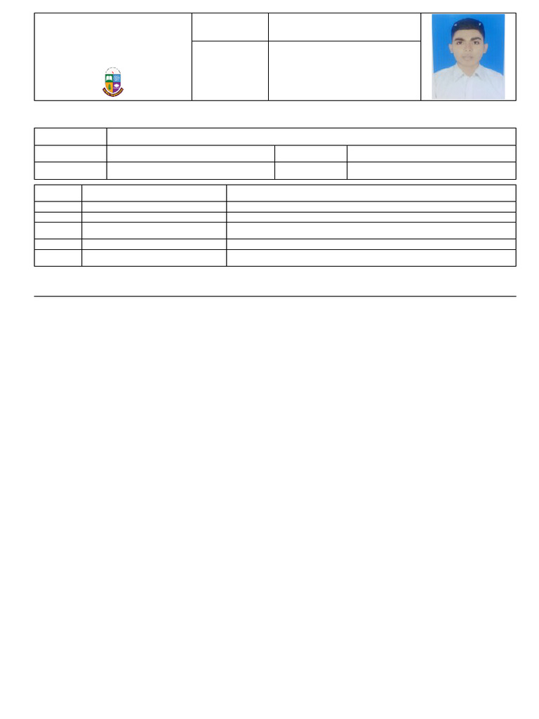 National University 2024-2025 Admission Slip | PDF
