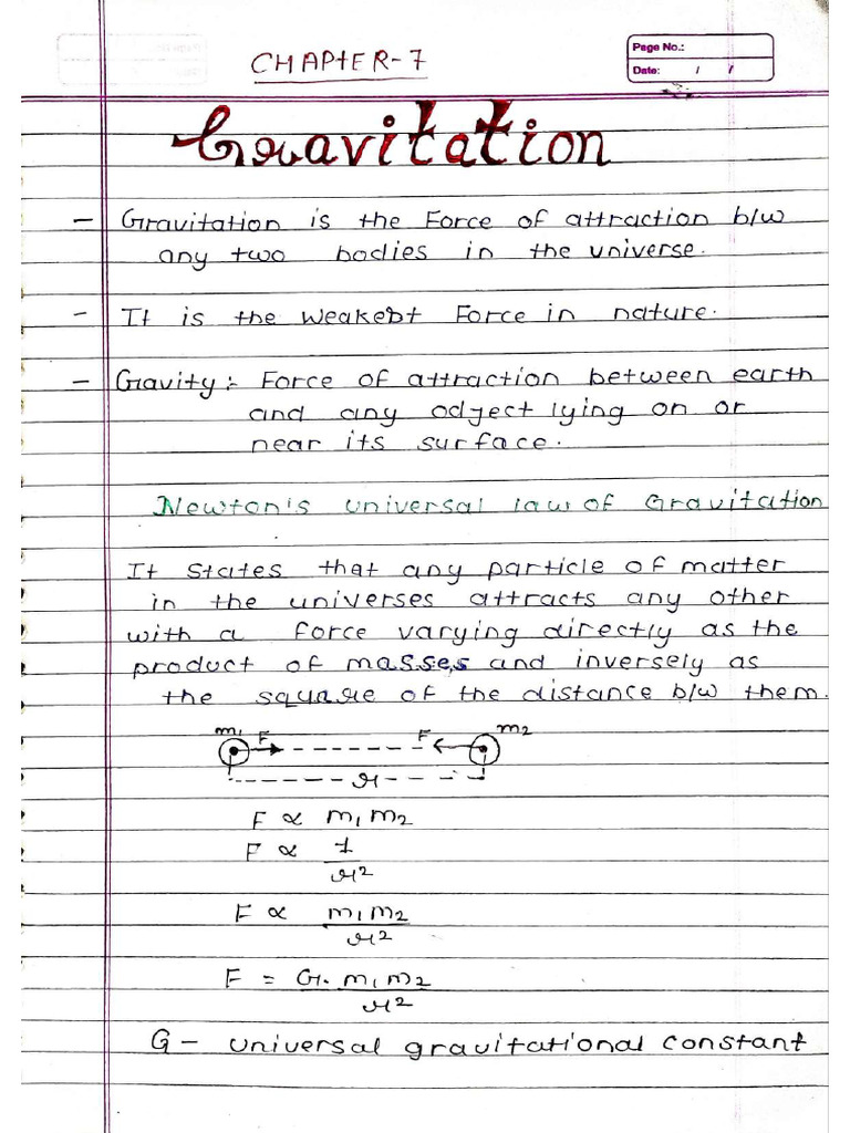 Gravitation | PDF