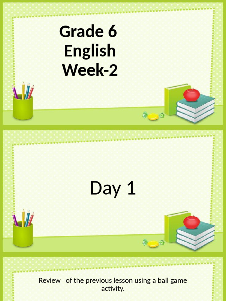 q1 PPT Week 2 - English-6 | PDF | Image