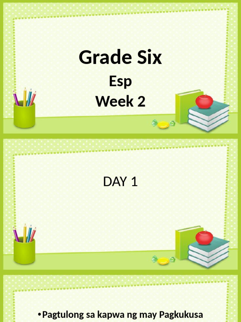 q1 PPT Week 2 - Esp 6 | PDF