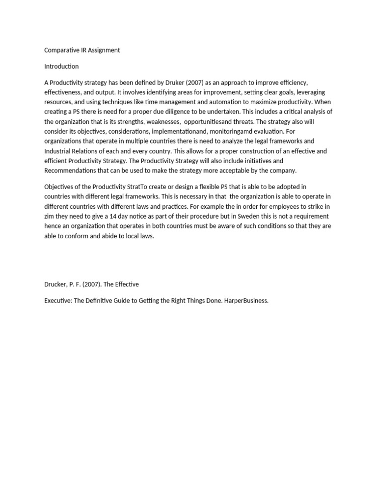 Comparative IR Assignment | PDF