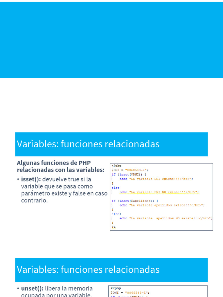 UT2. Funciones Predefinidas PHP | PDF | Cadena (informática) | Ascii