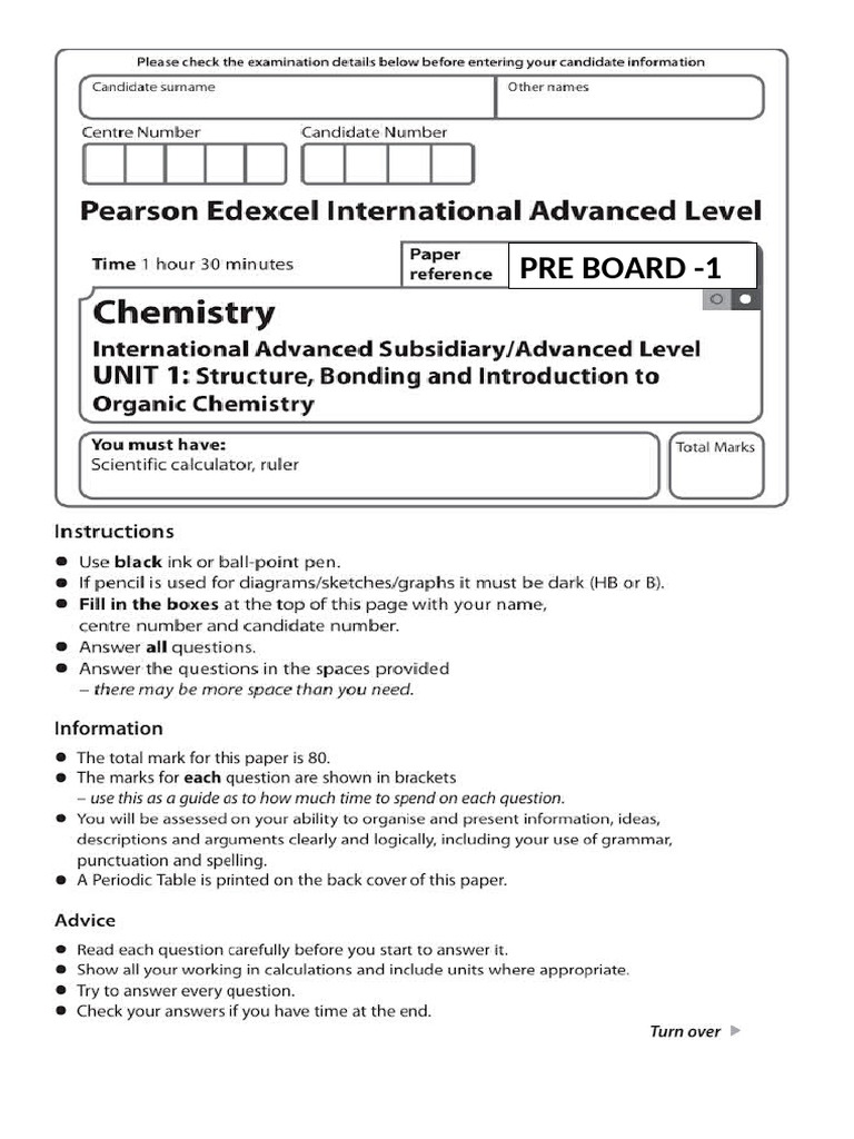 Chemistry Exam Questions and Answers | PDF | Mole (Unit) | Alkane
