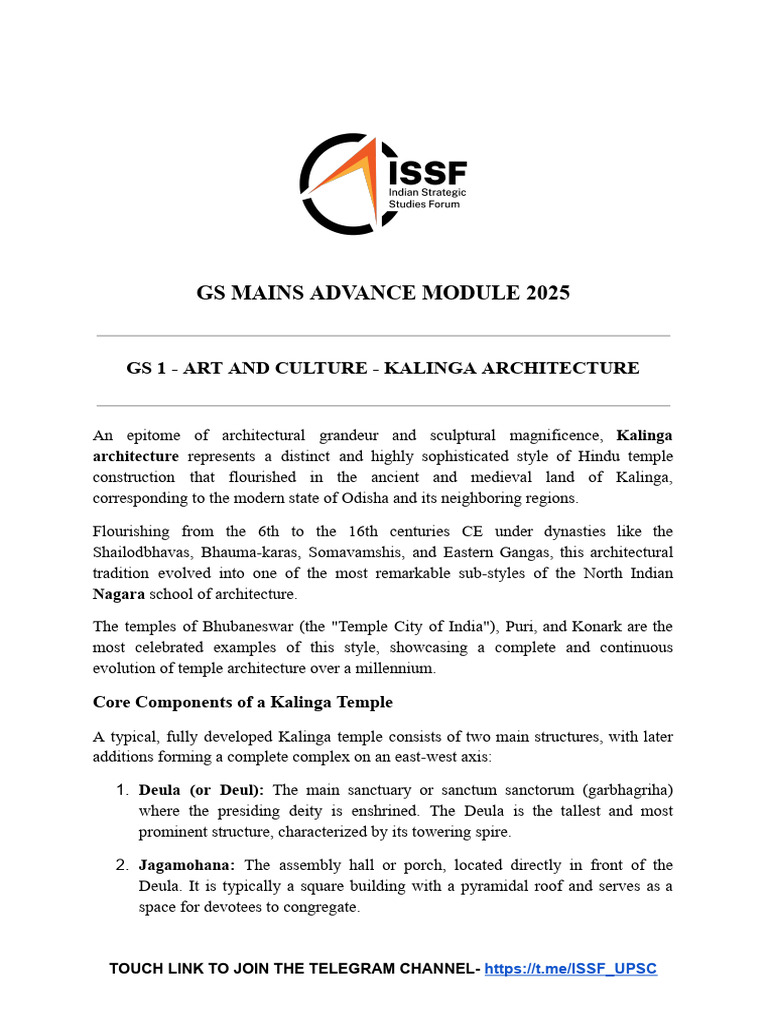 Kalinga Temple Architecture Overview | PDF | Architectural Design ...