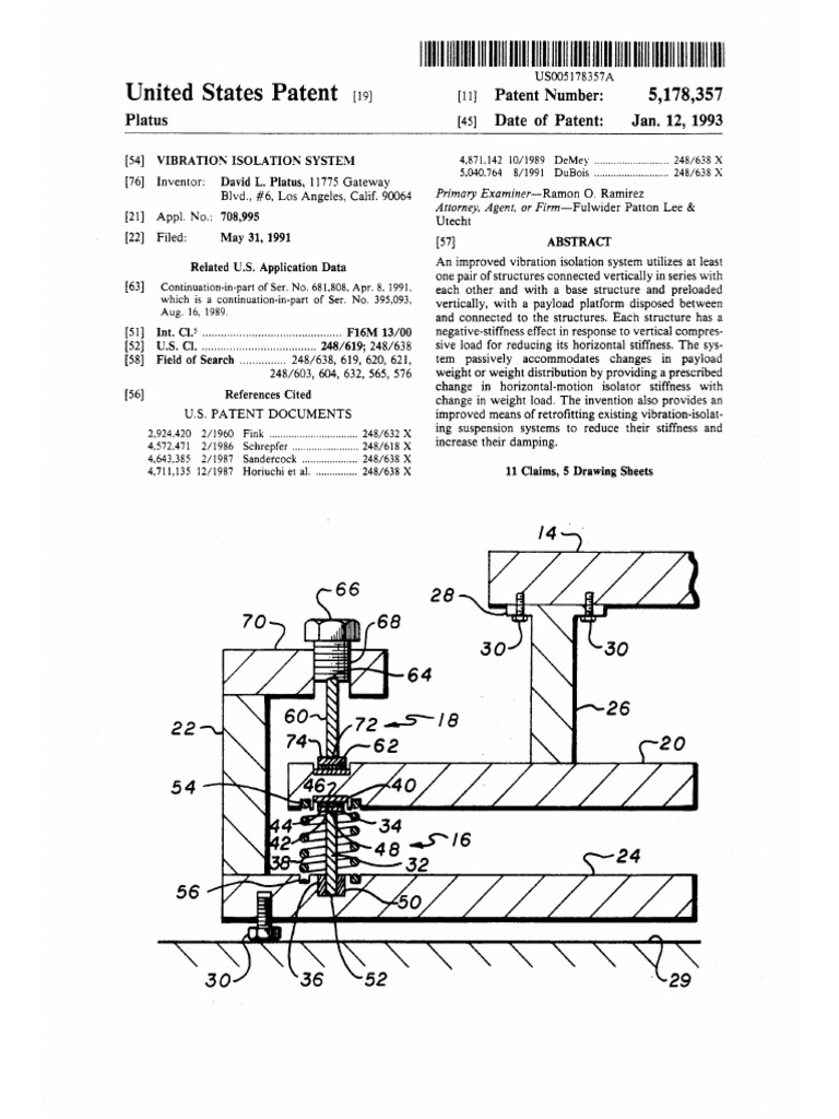 Patent No. 4 Us5178357a | PDF