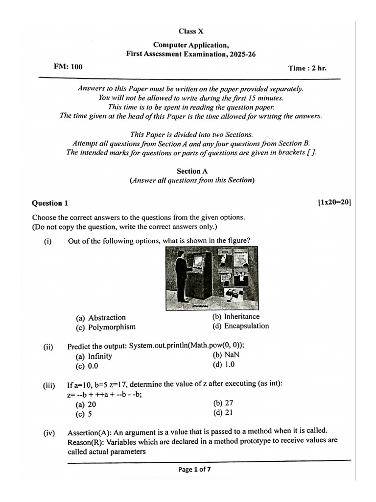 Computer QP DBL 2k25 | PDF