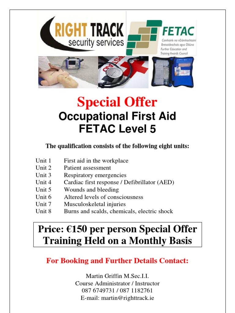 Occupational First Aid - Martin Griffin Poster | PDF | Science ...