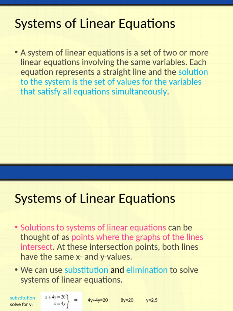 Solving Equations and Inequalities | PDF | Equations | System Of Linear ...