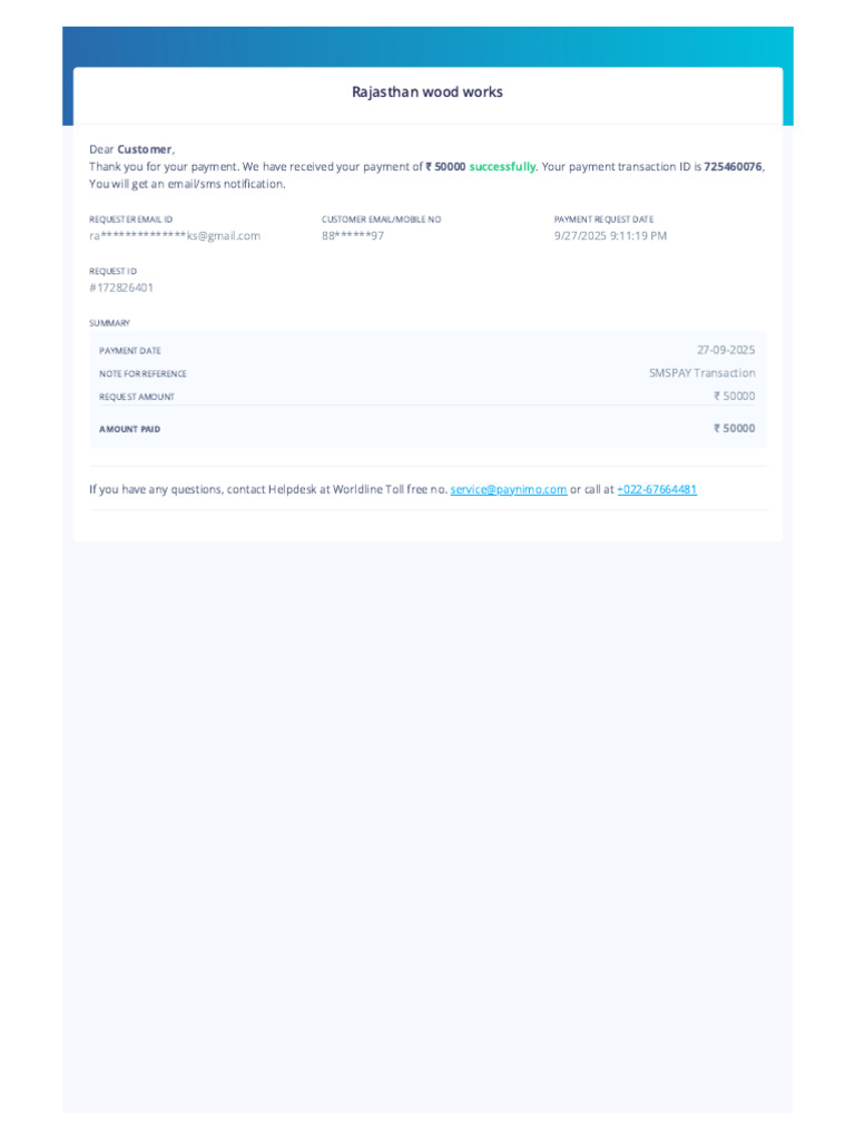 Paynimo Merchant - Reponse | PDF