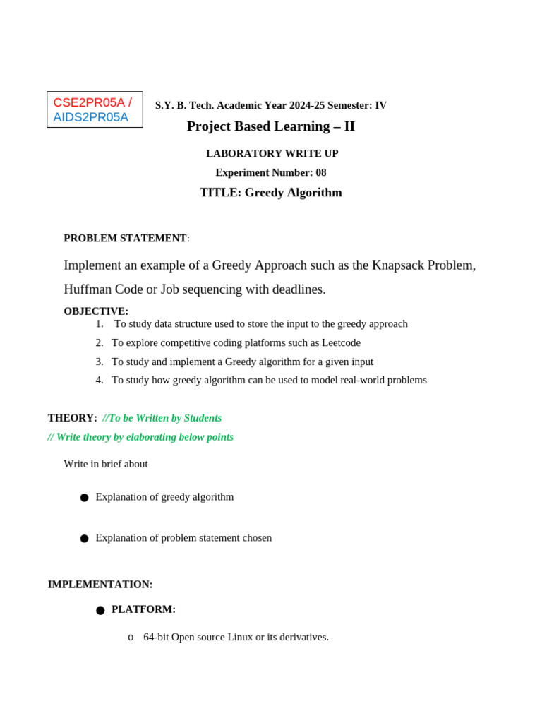 Lab Assignment No 8 PBL II | PDF